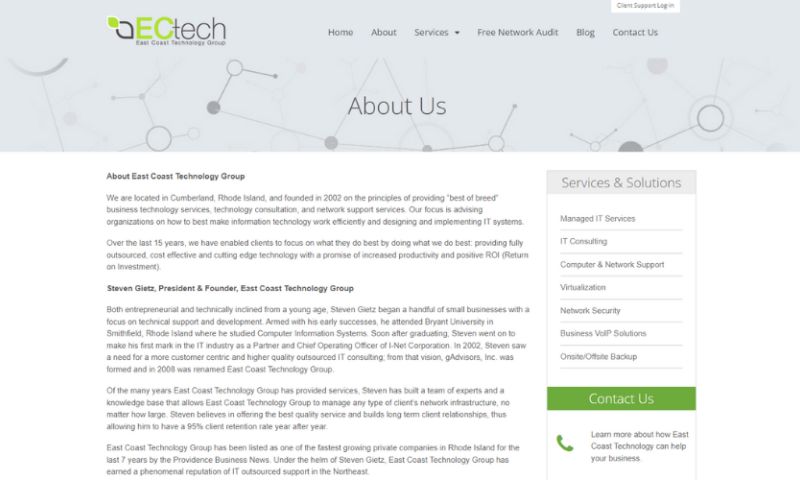 East Coast Technology Group Reviews and Clients | DesignRush