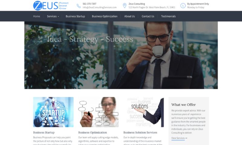 Zeus Consulting Services Corp Reviews | View Portfolios | DesignRush