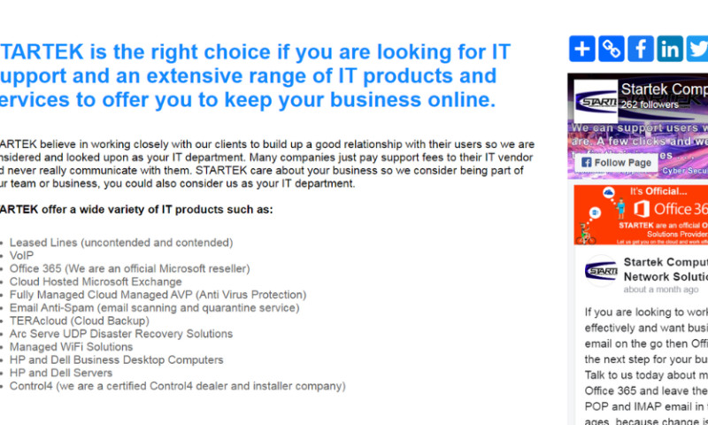 Startek Computer & Network Solutions Reviews and Clients | DesignRush