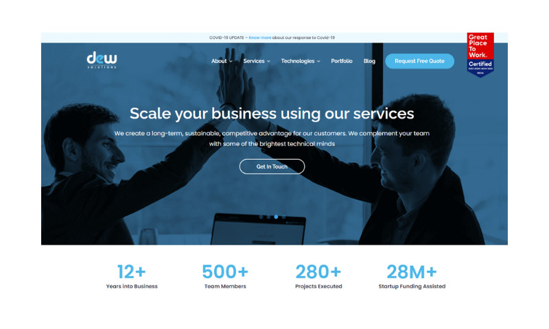 Dew Solutions Pvt Ltd Reviews and Clients | DesignRush