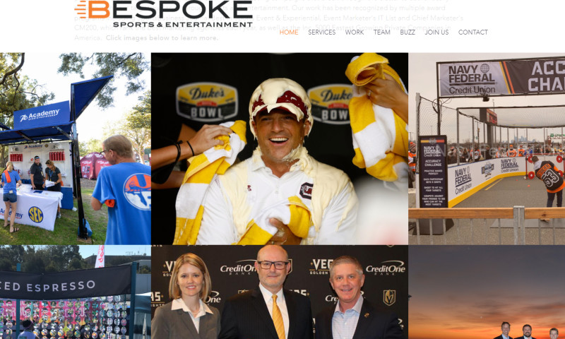 Bespoke Sports & Entertainment Reviews | View Portfolios | DesignRush
