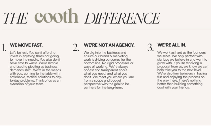 Cooth Reviews | View Portfolios | DesignRush