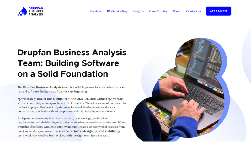 Drupfan Business Analysis Reviews | View Portfolios | DesignRush