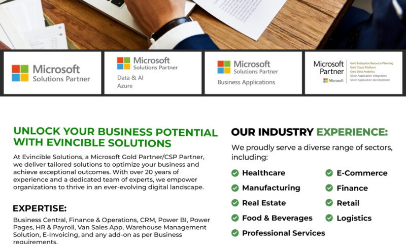 Evincible Solutions Reviews and Clients | DesignRush