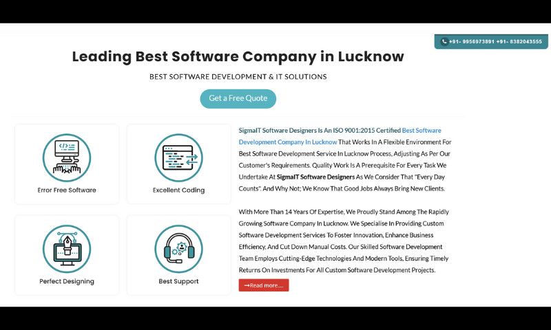 SigmaIT Software Designers Pvt. Ltd. Reviews and Clients | DesignRush