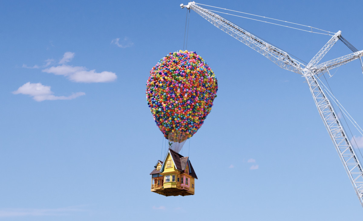 You Can Now Book AirBNB's 'Up' Floating House, X-Men Mansion | DesignRush