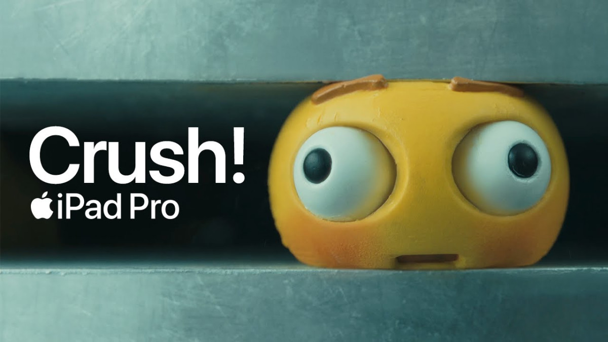 Apple Crushes Objects in a New iPad Pro Spot | DesignRush
