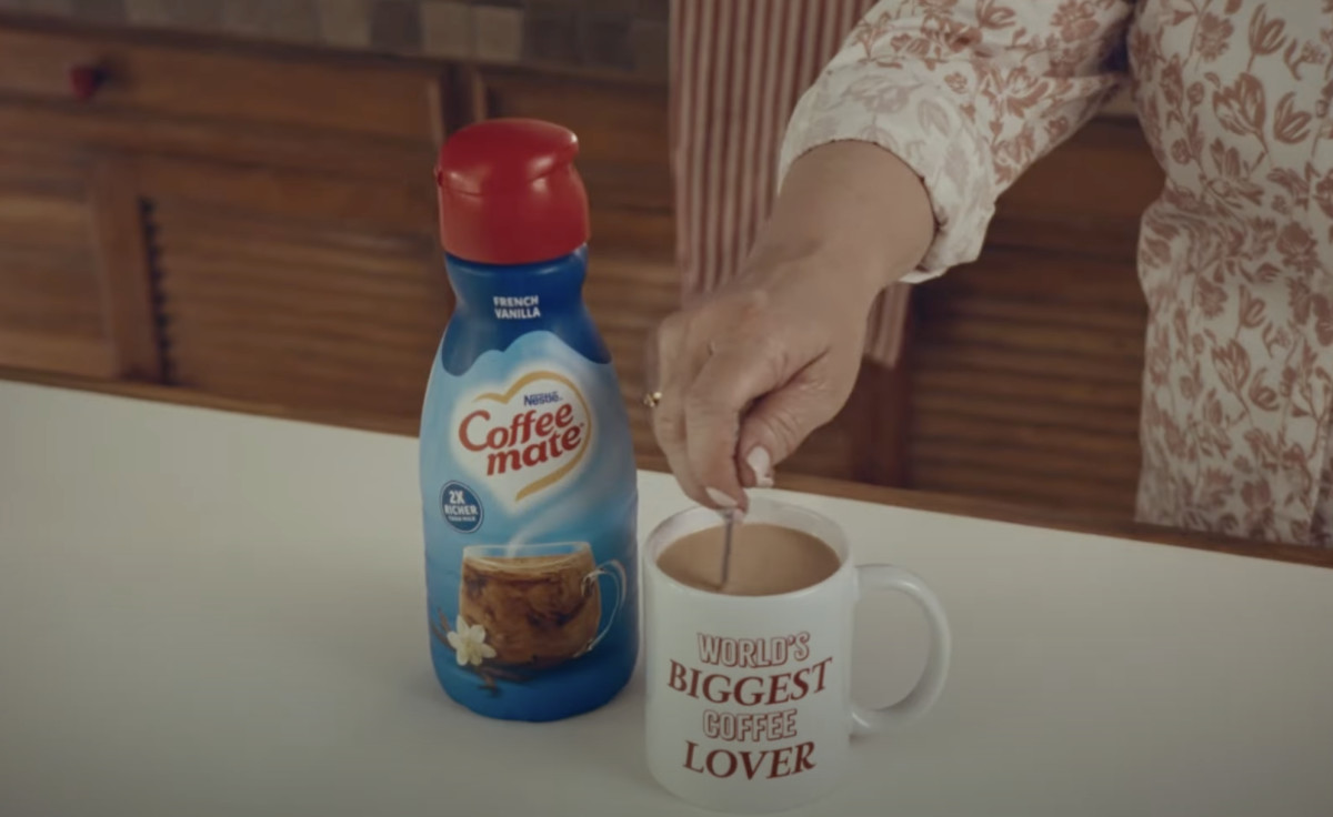 W+K, Coffee-Mate Launch 'World's Biggest Coffee Lover' Ad | DesignRush