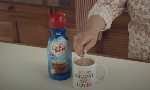 W+K, Coffee-Mate Launch 'World's Biggest Coffee Lover' Ad | DesignRush