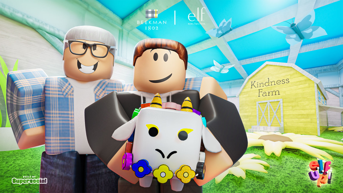 e.l.f. & Beekman 1802 Unveil Kindness Game on Roblox | DesignRush