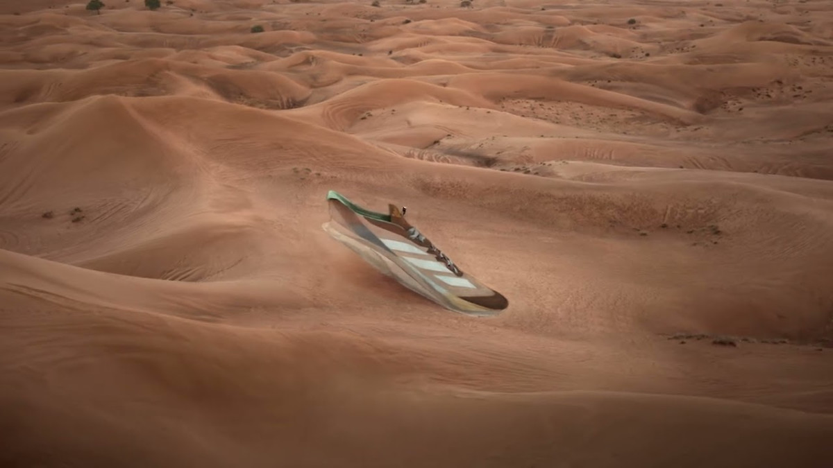 David Popa Creates Huge Adizero Desert Runner Art in Sharjah | DesignRush
