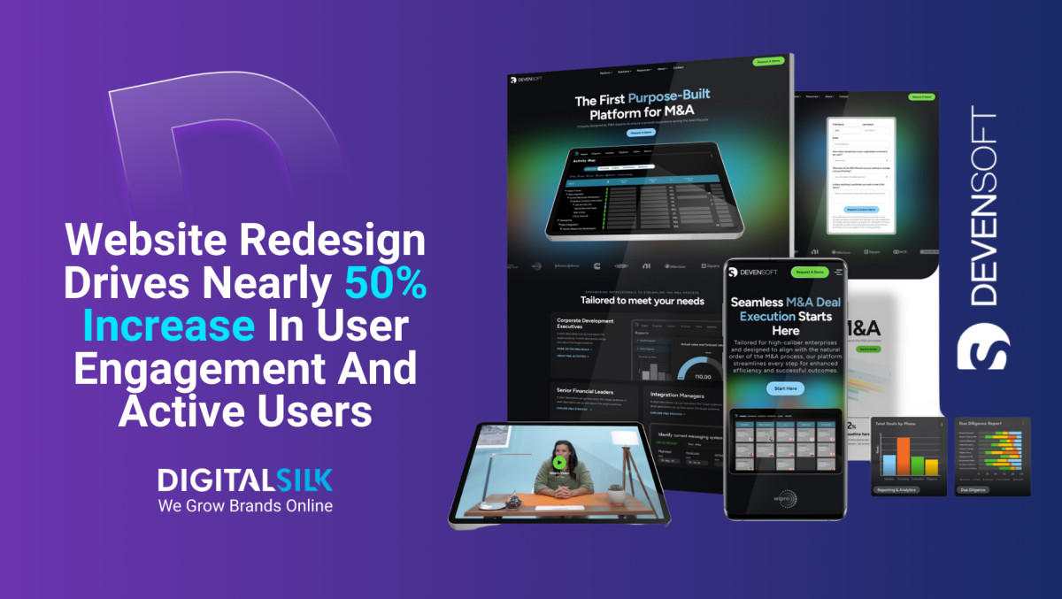 Devensoft User Engagement Soars 50% After Digital Silk Redesign | DesignRush