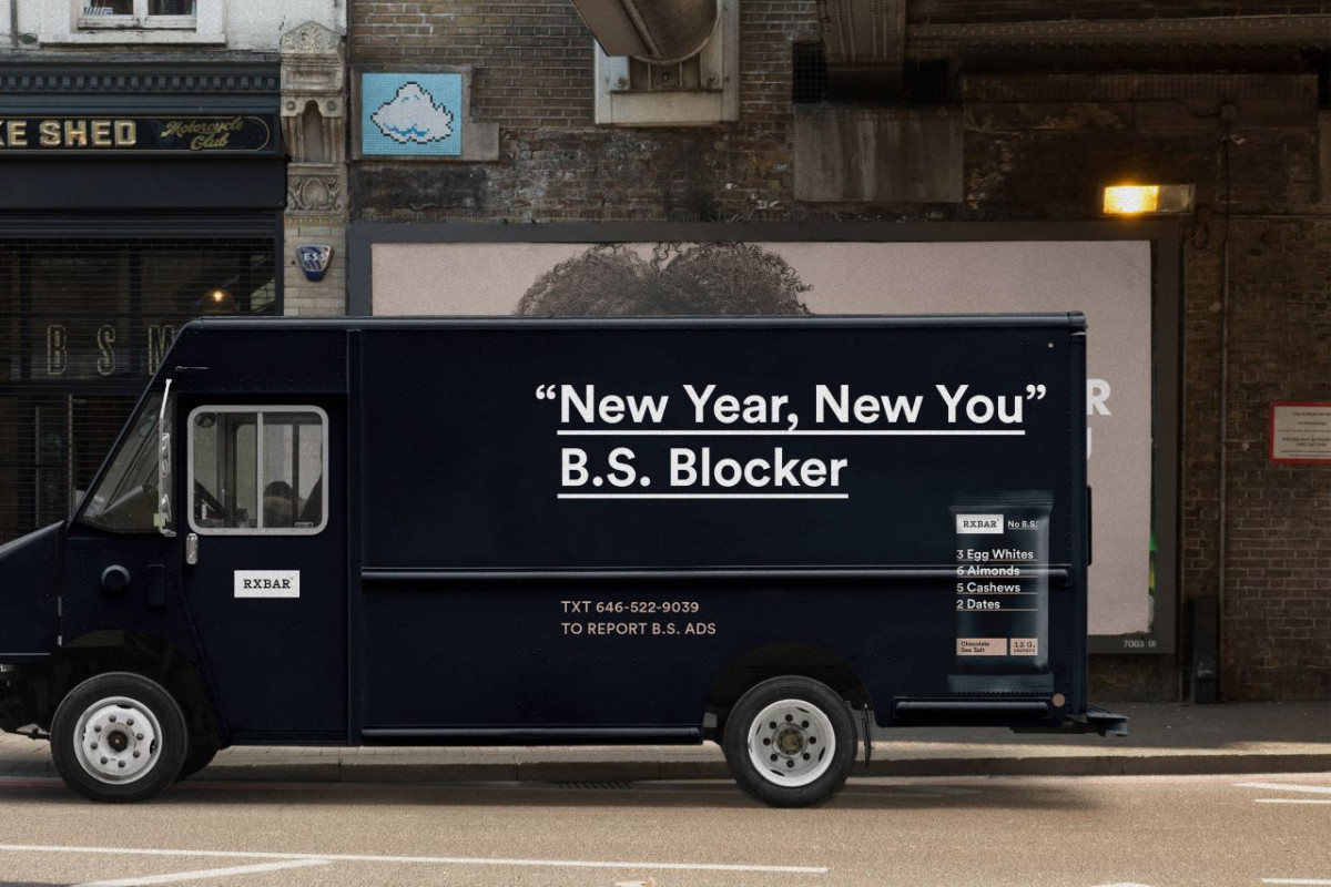 RXBAR Launches Campaign to Block Unrealistic New Year Ads | DesignRush