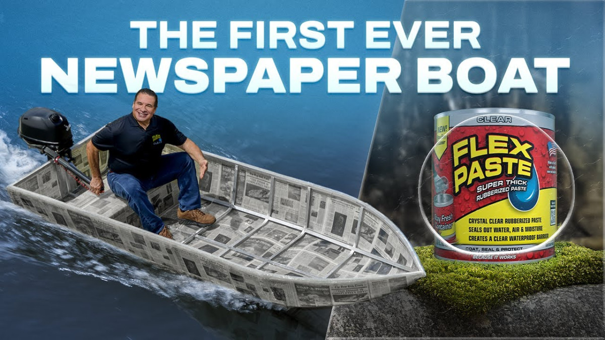 Flex Seal Builds a Newspaper Boat in New Commercial | DesignRush