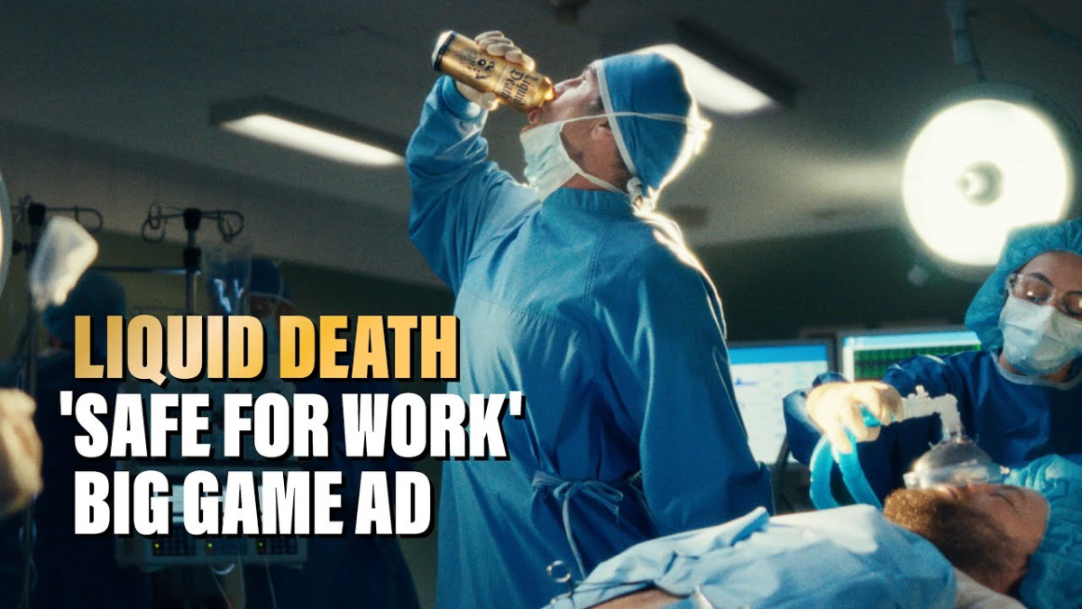 Liquid Death’s Super Bowl Ad Could Be a Beer Commercial | DesignRush