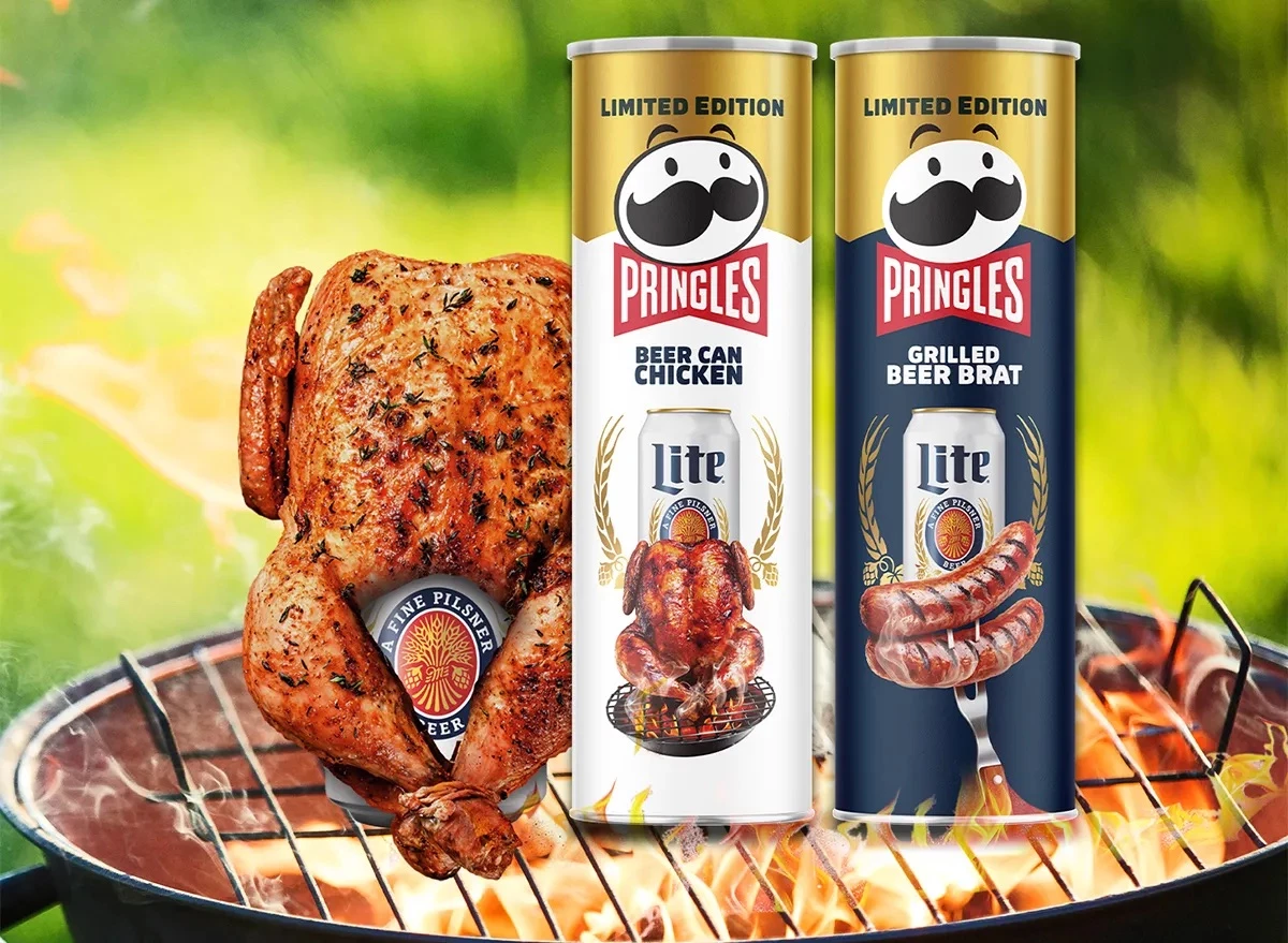 Pringles & Miller Lite Unveil Beer-Inspired BBQ Chips