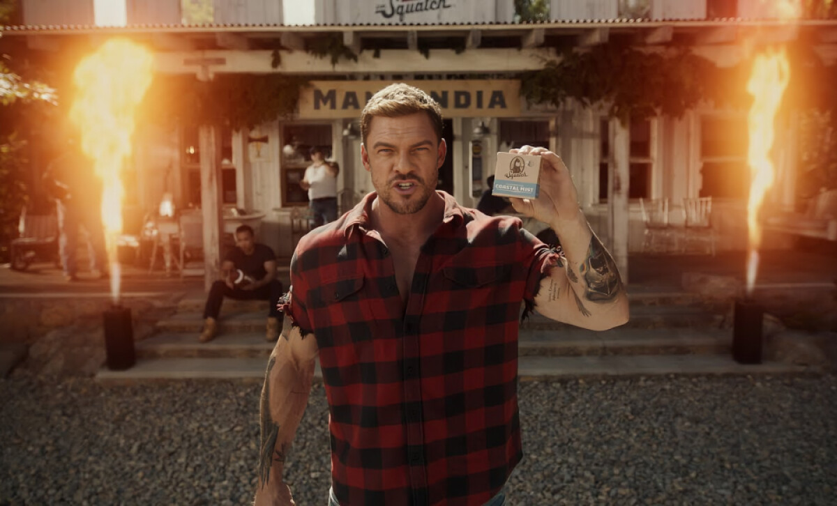 Dr. Squatch Unveils “Manlandia” With Alan Ritchson & NFL Stars | DesignRush