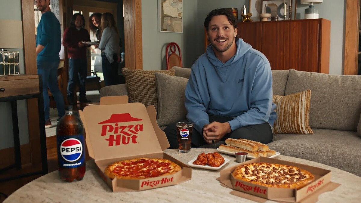 Josh Allen Stars in New Pizza Hut Campaign With Pepsi | DesignRush