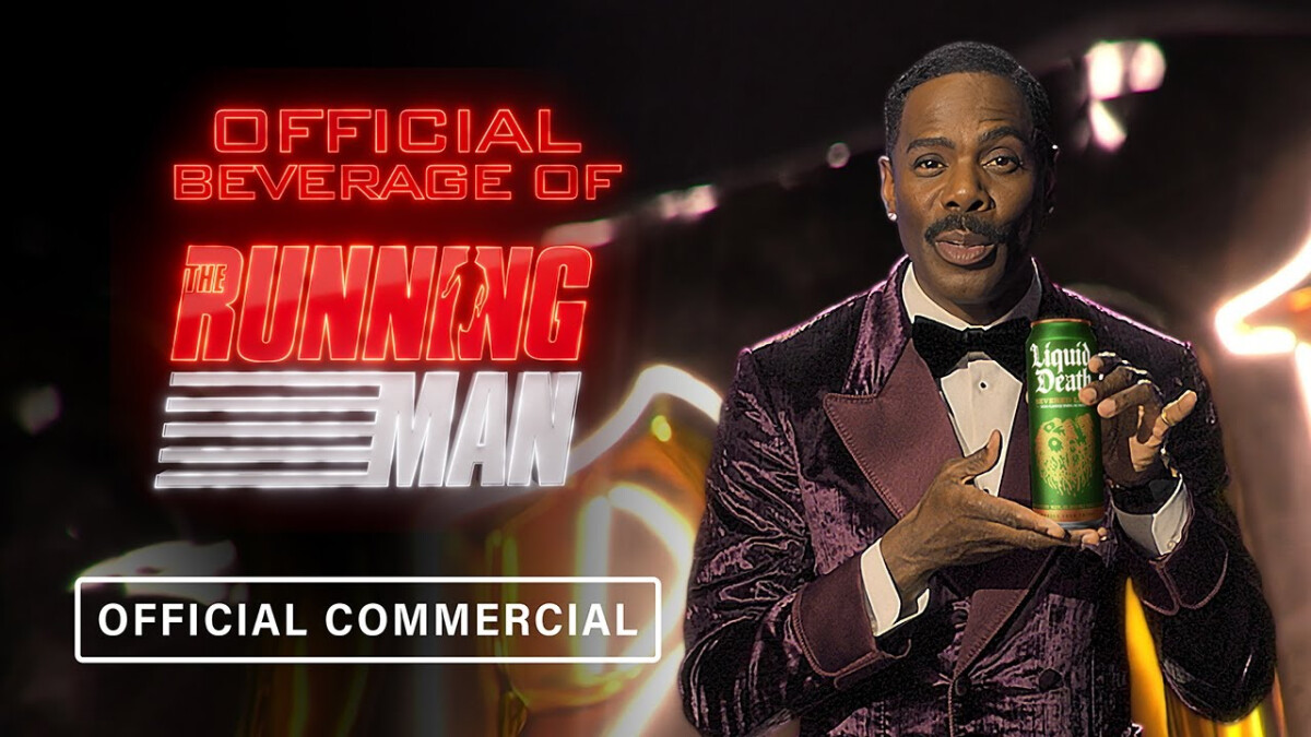 Liquid Death Announces 'The Running Man' Movie Campaign | DesignRush