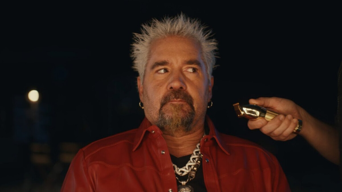 Guy Fieri Loses His Signature Look in Bosch’s Super Bowl Teaser ...