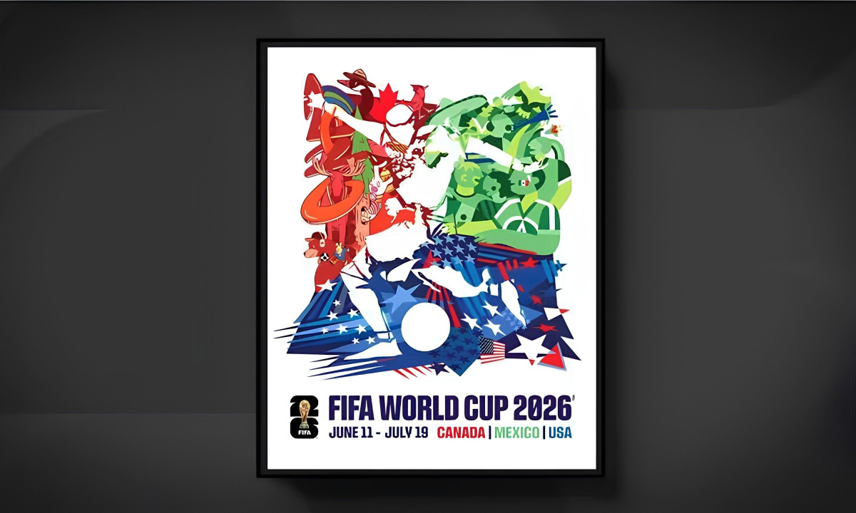 FIFA World Cup 2026 Official Tournament Poster Print Design | DesignRush