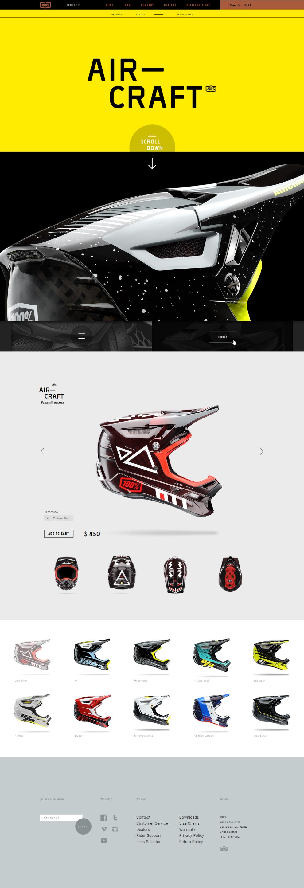 Beautiful Website Design Inspiration: Goggles and Accessories | DesignRush