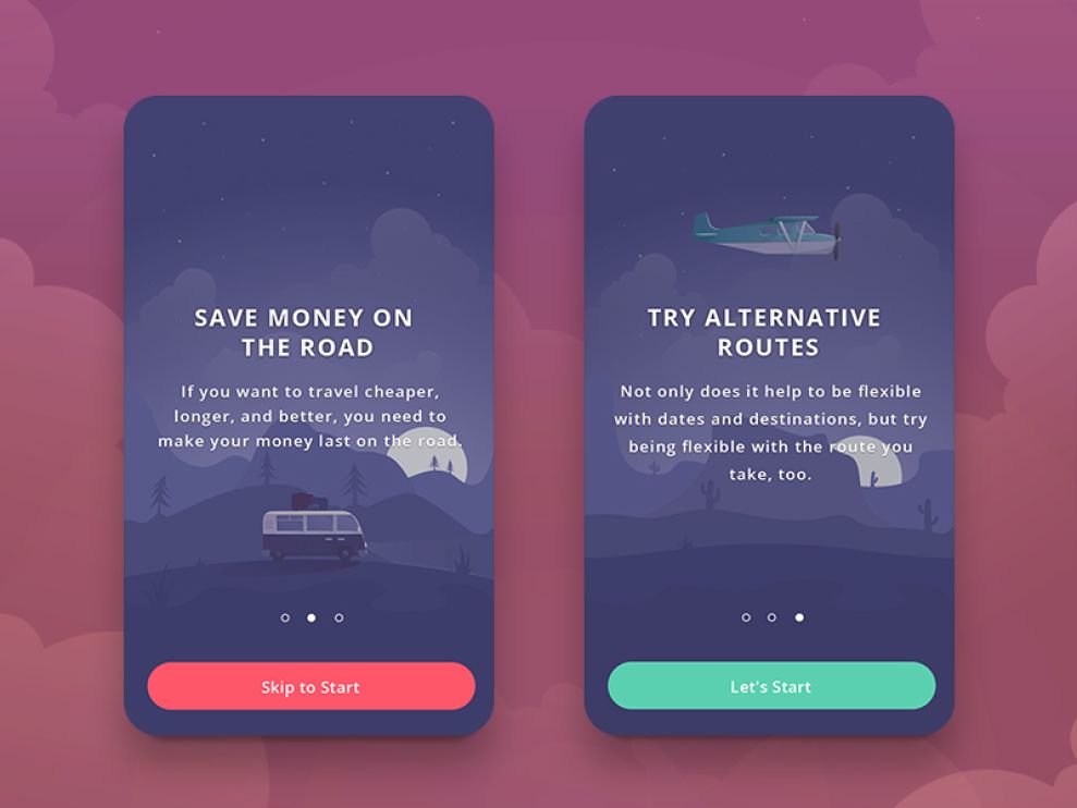 Illustrated App Design Inspiration: Dilly App | DesignRush