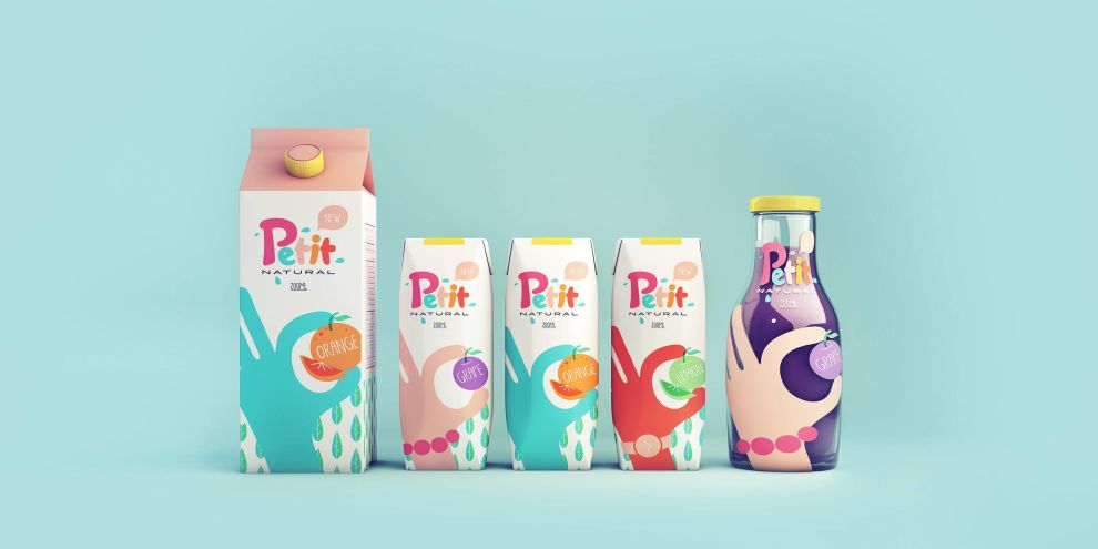 Colorful Packaging Design Inspiration: Petit Natural Juice | DesignRush