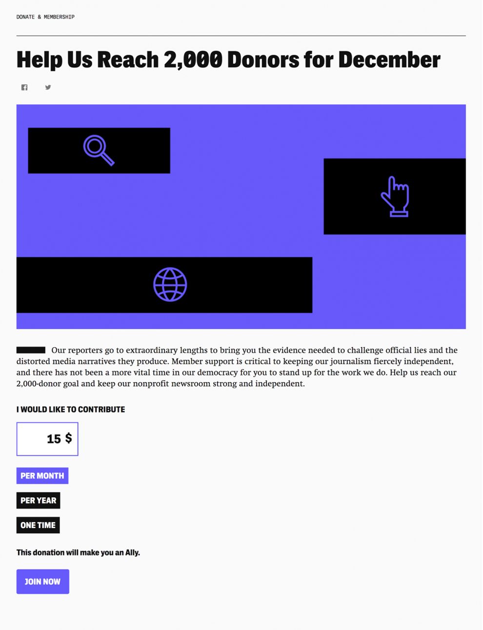 Top Website Design Inspiration: The Intercept | DesignRush