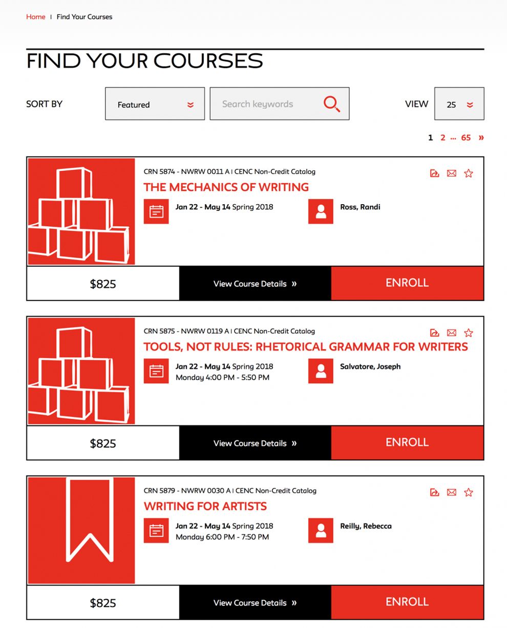 Great Website Design Inspiration: Open Campus at The New School ...