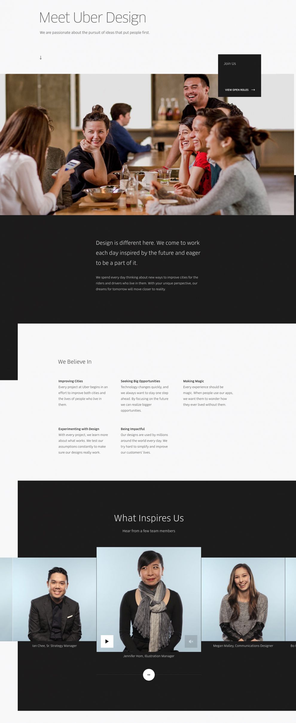Clean Website Design Inspiration: Uber Design | DesignRush