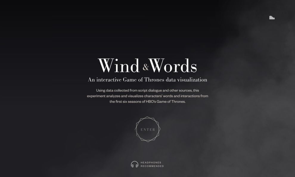 Amazing Website Design Inspiration: Wind & Words | DesignRush
