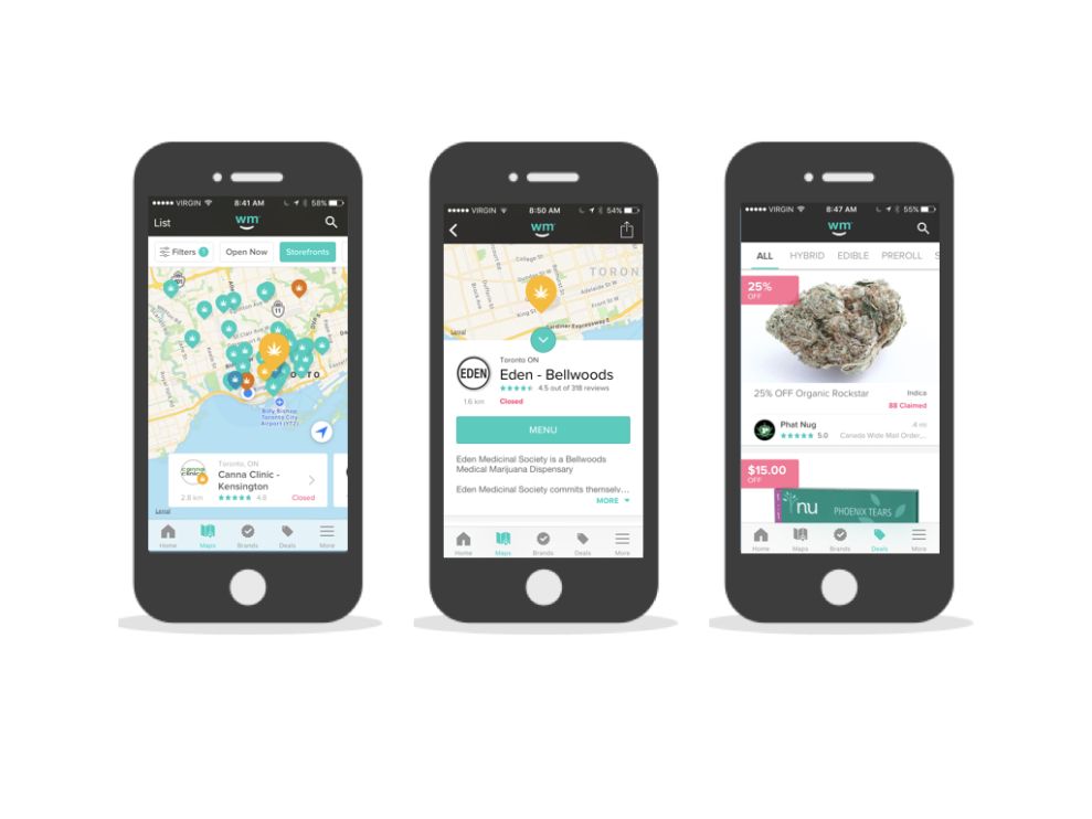 Awesome App Design Inspiration: Weedmaps | DesignRush