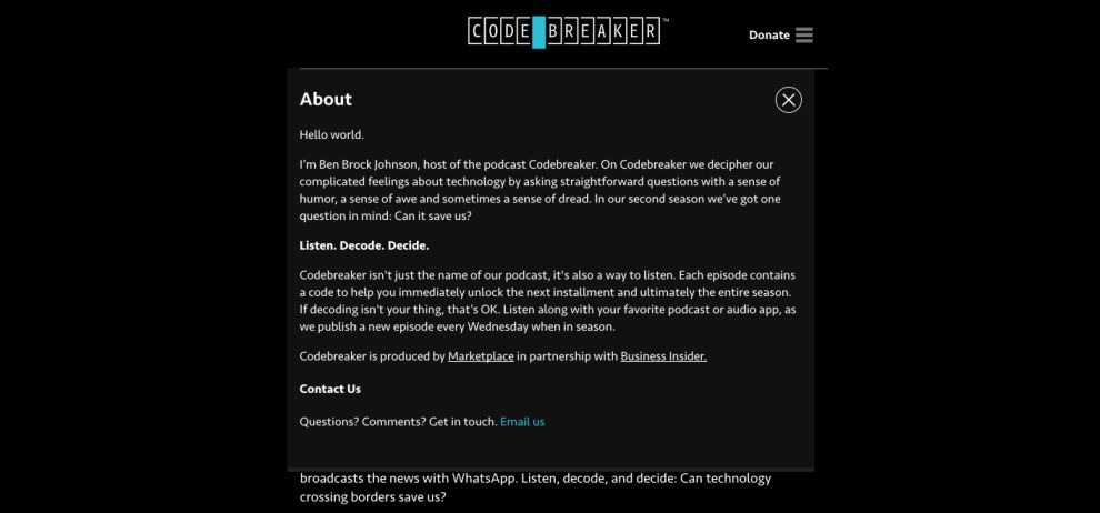 Top Website Design Inspiration: CodeBreaker | DesignRush