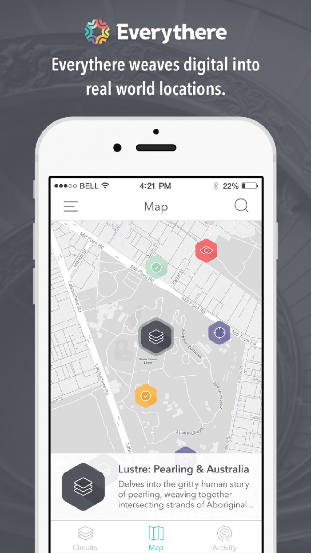 Top App Design Inspiration: Everythere | DesignRush