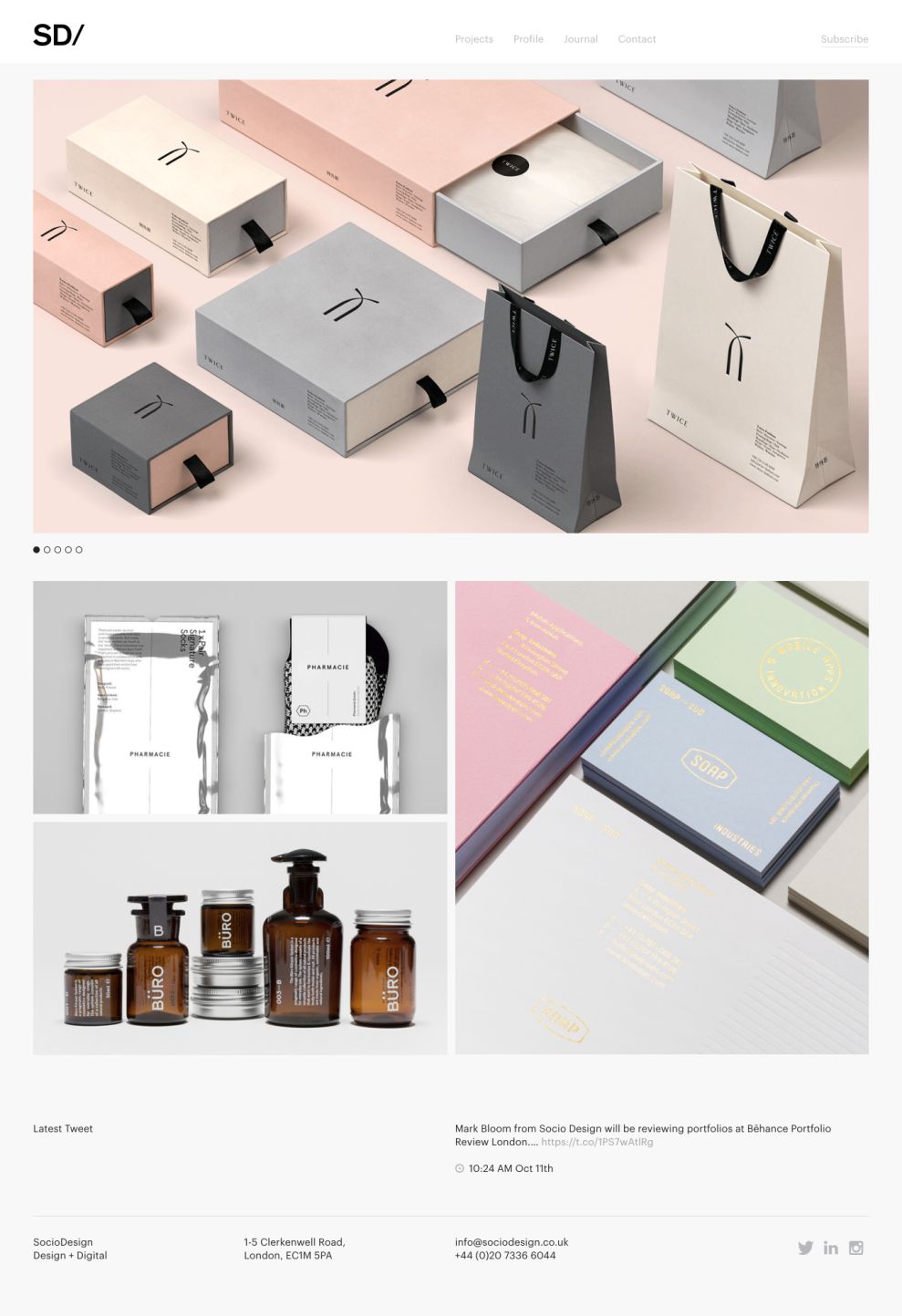 Elegant Website Design Inspiration: Socio Design | DesignRush