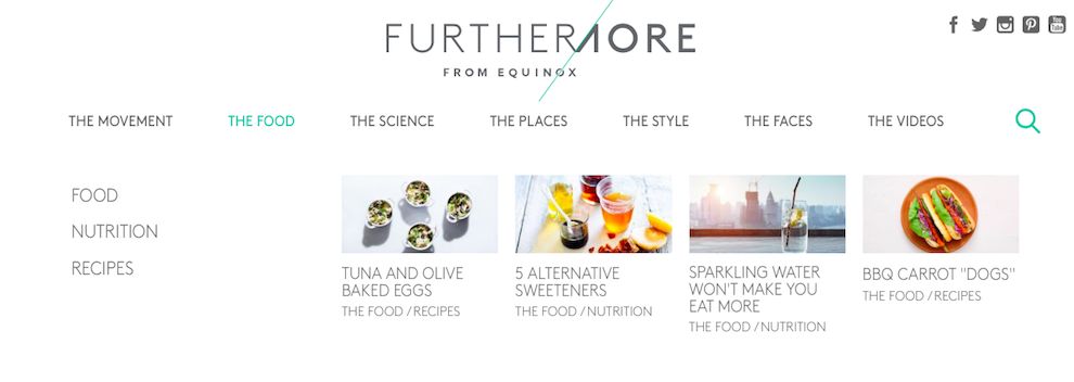Sleek Website Design Inspiration: Furthermore from Equinox | DesignRush