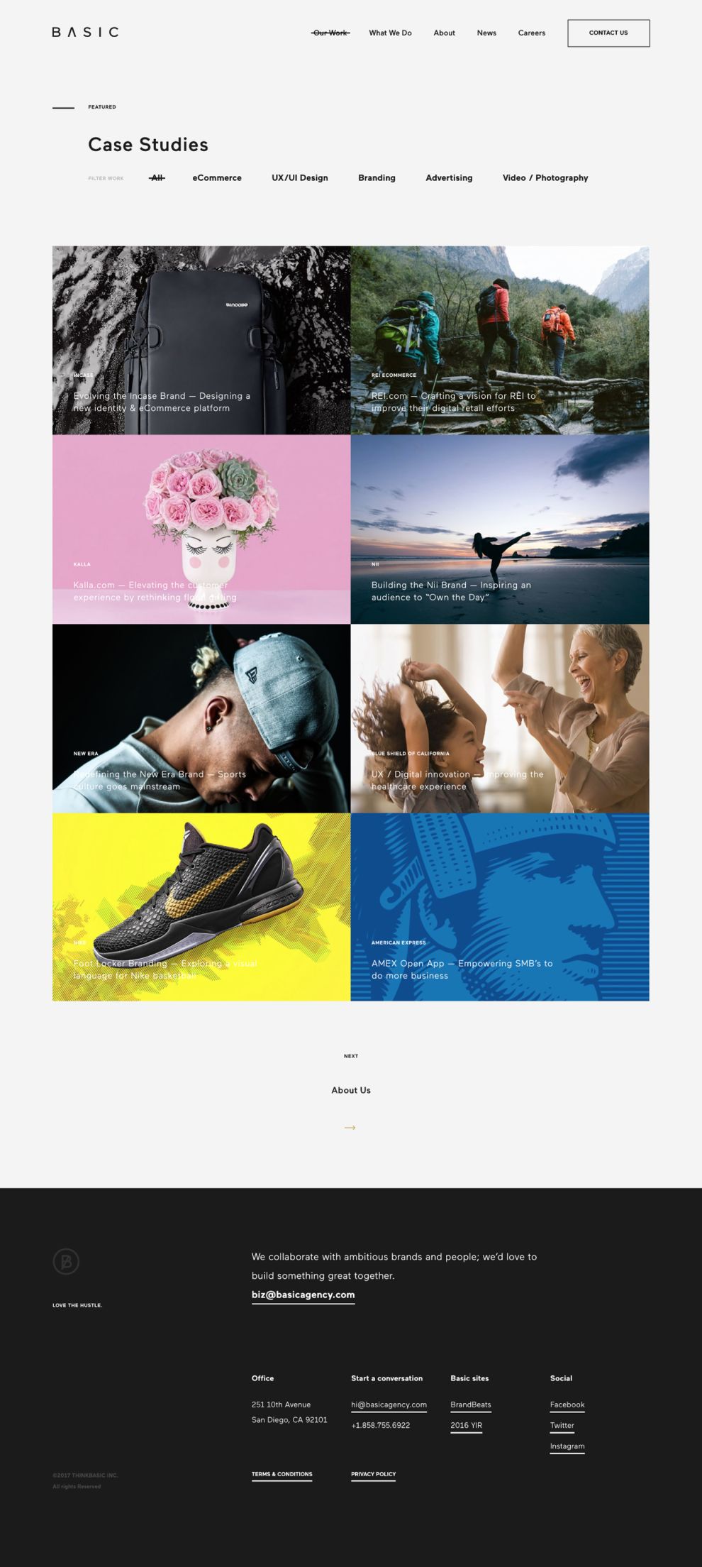 Basic Agency Website Design: The Backstory & Analysis | DesignRush