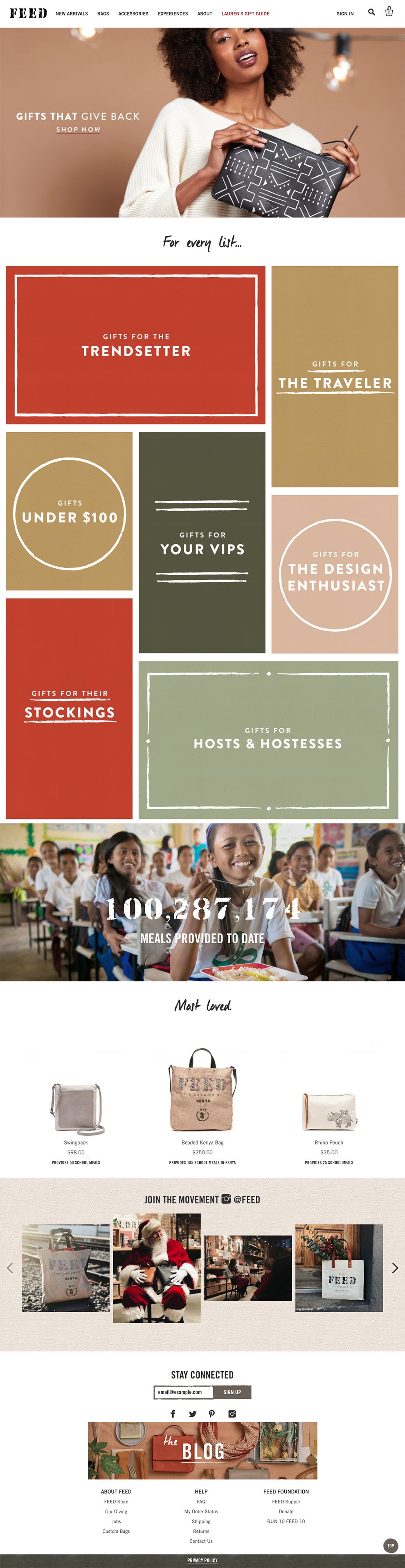 Feed Projects Website Design: Brand Story & Analysis | DesignRush