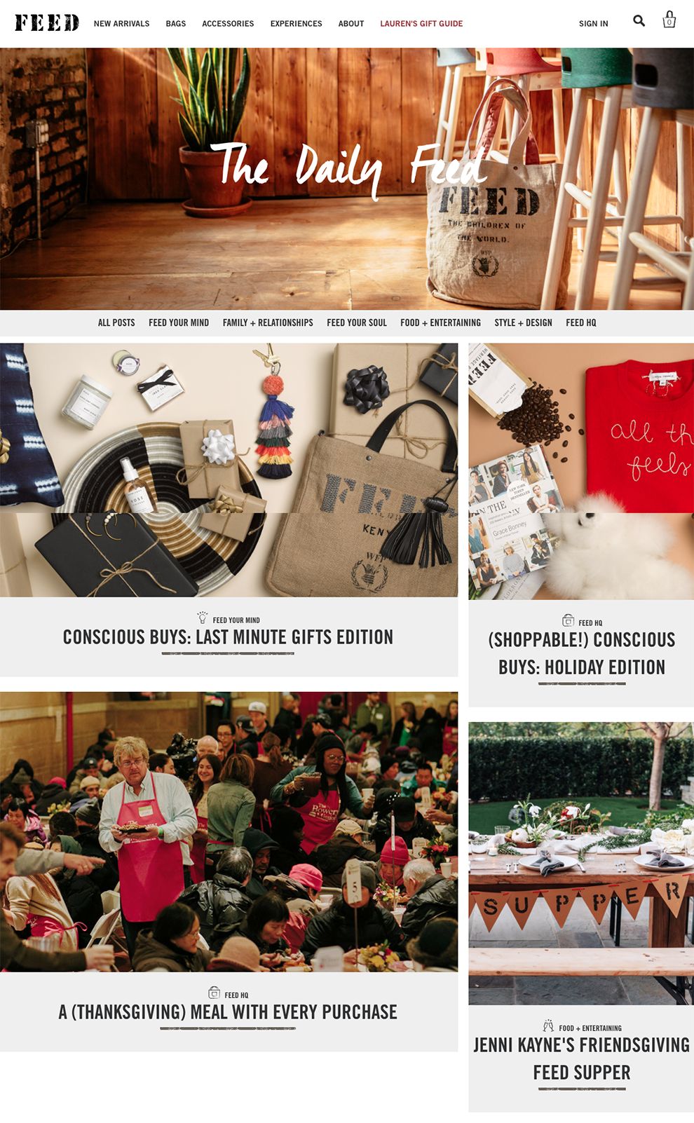 Feed Projects Website Design: Brand Story & Analysis | DesignRush