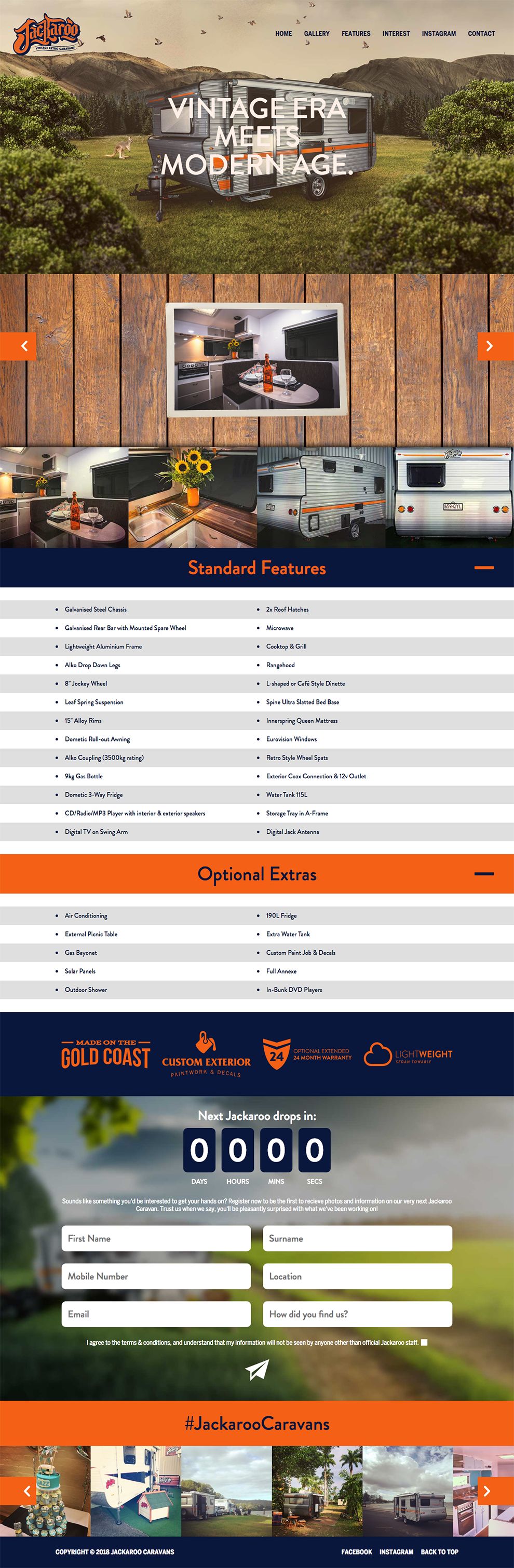 Jackaroo Caravans Website Design: A Simple UI | DesignRush