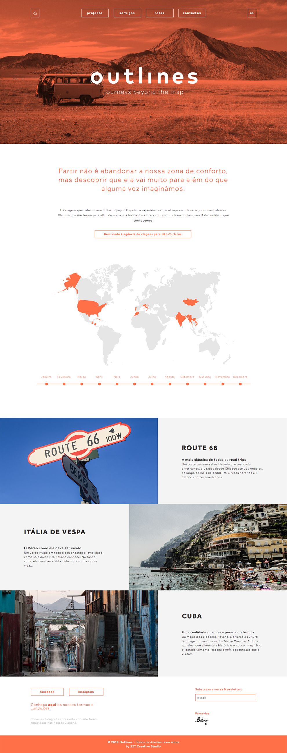 Amazing Website Design Inspiration: Outlines | DesignRush