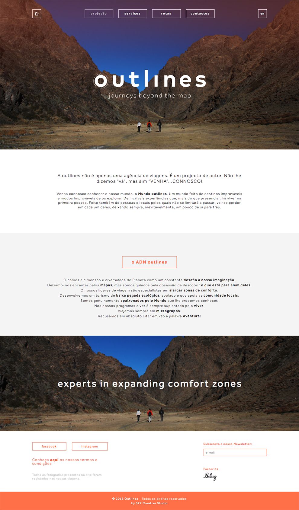 Amazing Website Design Inspiration: Outlines | DesignRush