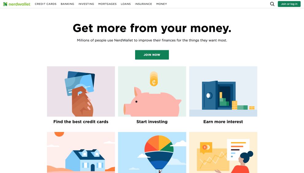 NerdWallet Website Design: The Backstory & Analysis | DesignRush