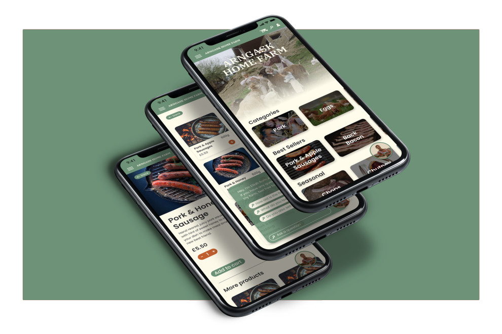 Arngask Home Farm App Design Analysis | DesignRush