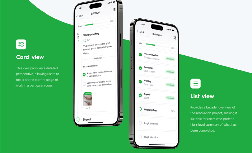 Welcome Renovation App Design Analysis | DesignRush