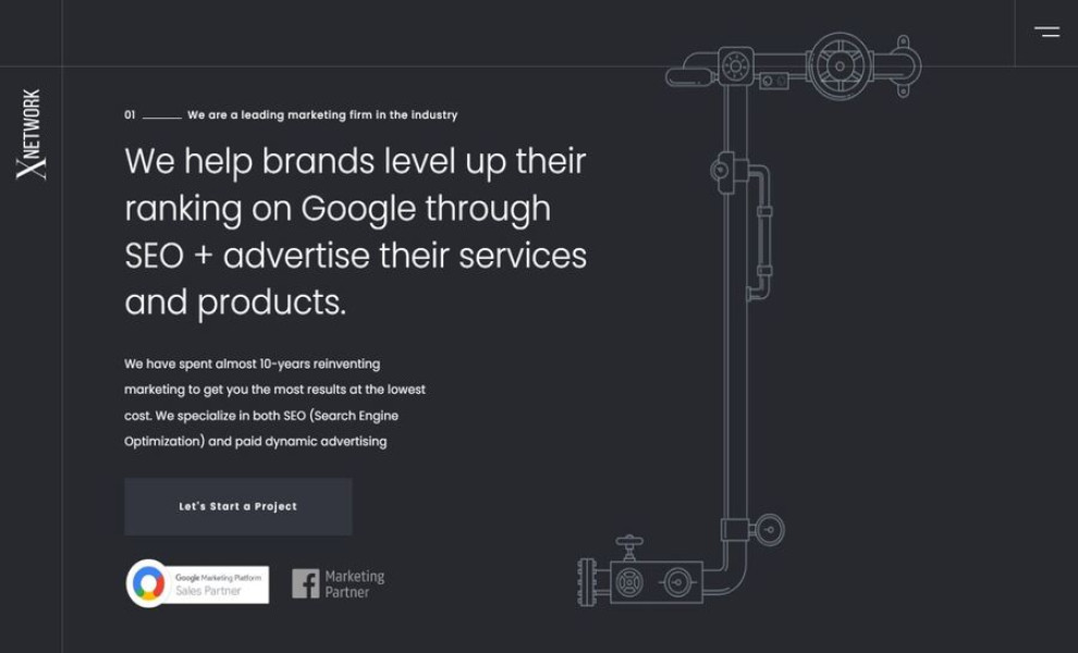 X Firm Web Design Analysis | DesignRush