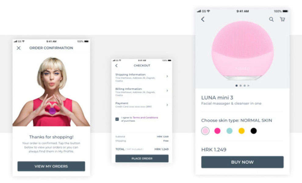 FOREO App Design Analysis | DesignRush