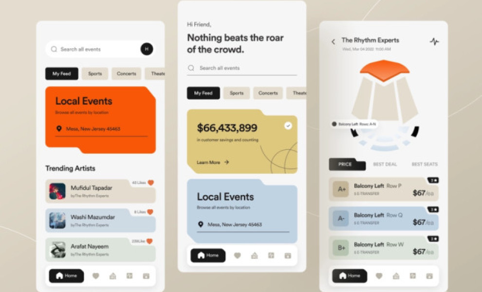 Event Planner App Design Analysis | DesignRush