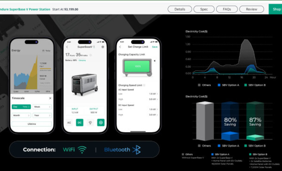 Zendure SuperBase V Website Design Analysis | DesignRush